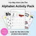 Alphabet Playdough Mats, Preschool Printable for Homeschool Resources ...