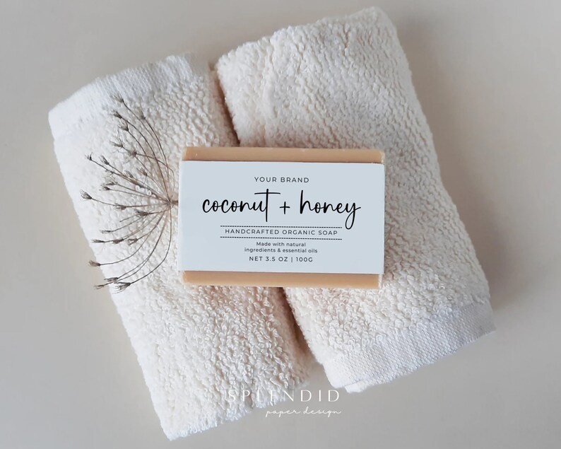 Editable Soap Label Template Custom Wrap Soap Design Etsy Canada