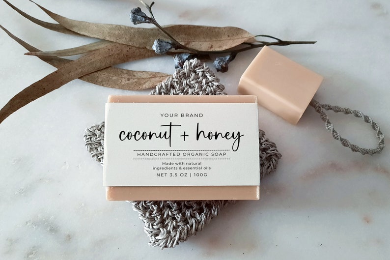 Editable Soap Label Template Custom Wrap Soap Design Etsy Canada