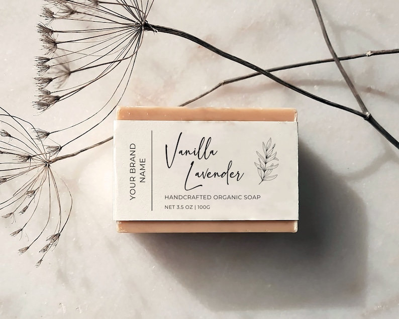 Editable Soap Label Template Custom Wrap Soap Design Etsy Canada