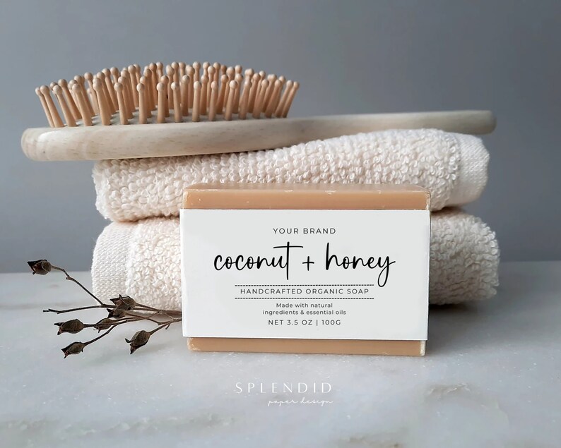Editable Soap Label Template Custom Wrap Soap Design Etsy Canada