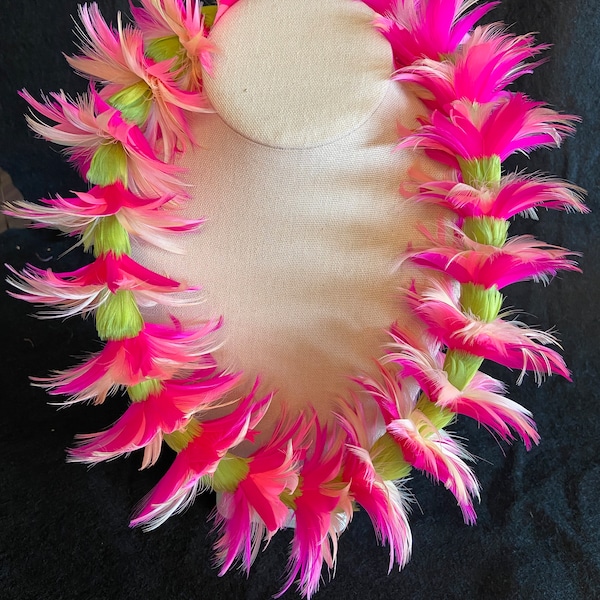 Hawaiian Feather Lei - Etsy