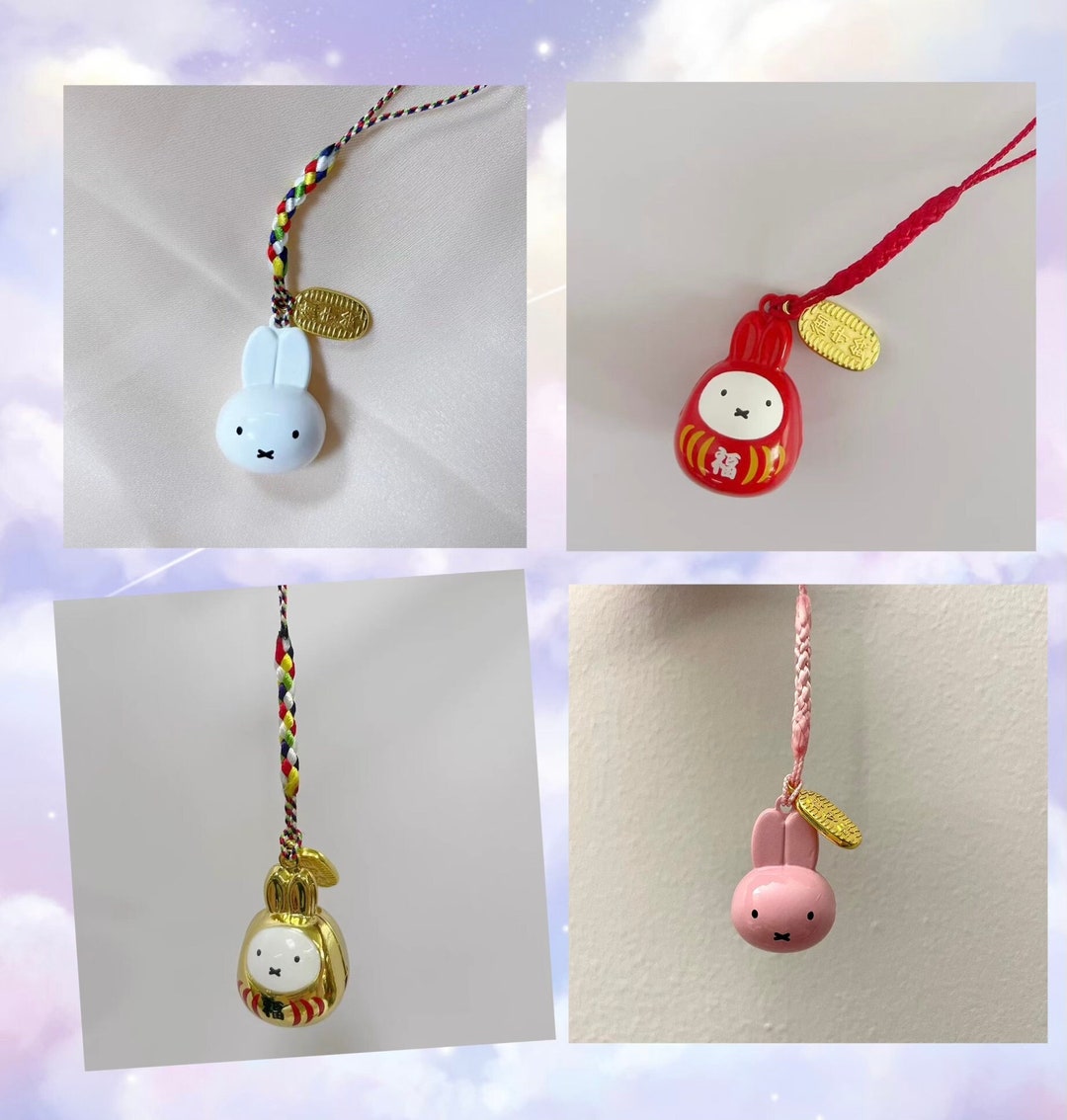 Miffy Cute Bell, Mobile Phone Pendant Miffy Bunny Prays for Blessings ...