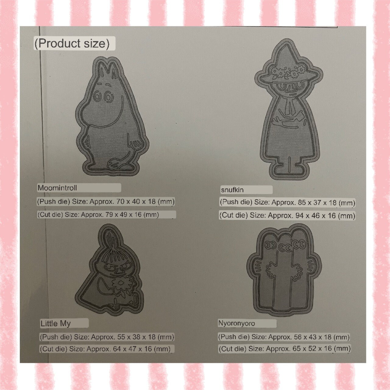 Little My Moomin Cookie Cutter Moomin Bread Cutter Moomin - Etsy