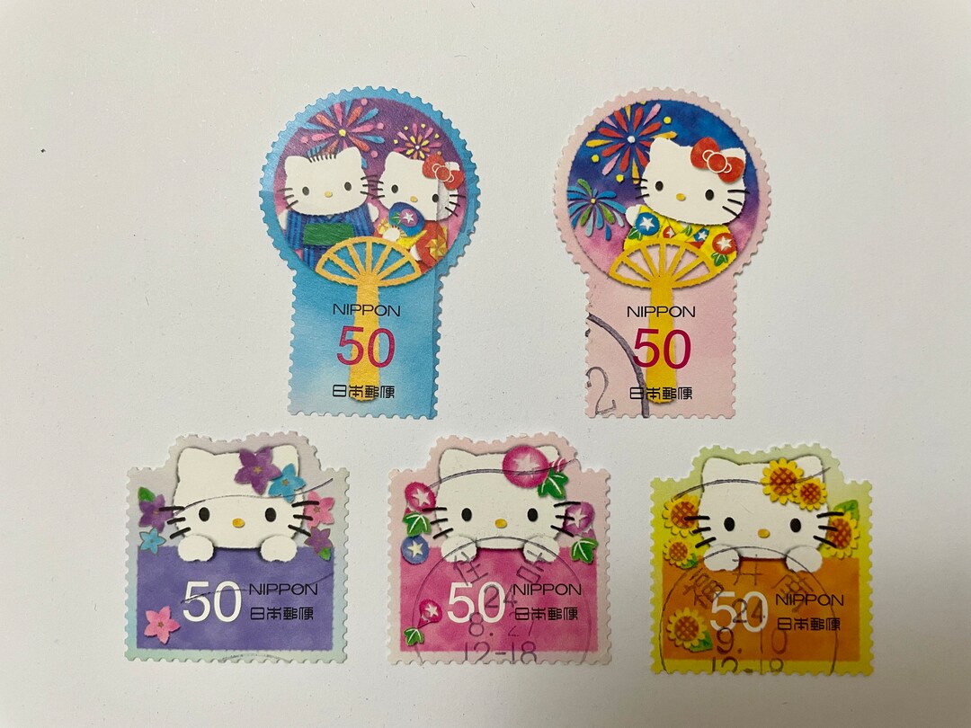 Japanese Stamps 2012-hello Kitty Sanrio Dear Daniel G59 5 Pieces Full ...