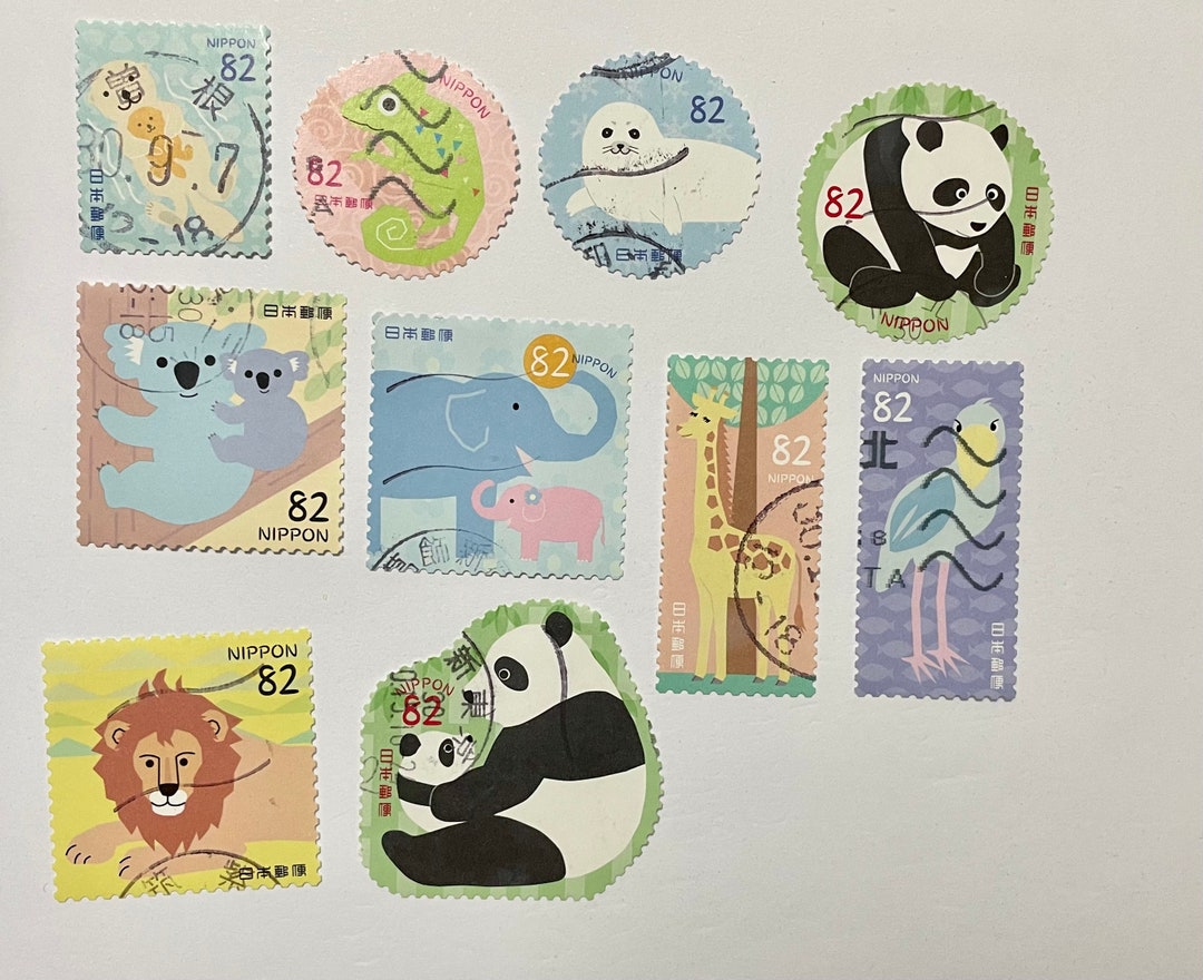 Japan Stamps 2018-animals Episode 1 C2371 Giant Panda Koala - Etsy