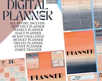 Digital Budget Planner︱goodnotes Planner︱notability Planner︱portrait ...
