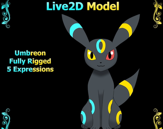 Umbreon - Pokémon - Fully Rigged Live2d Model - Etsy