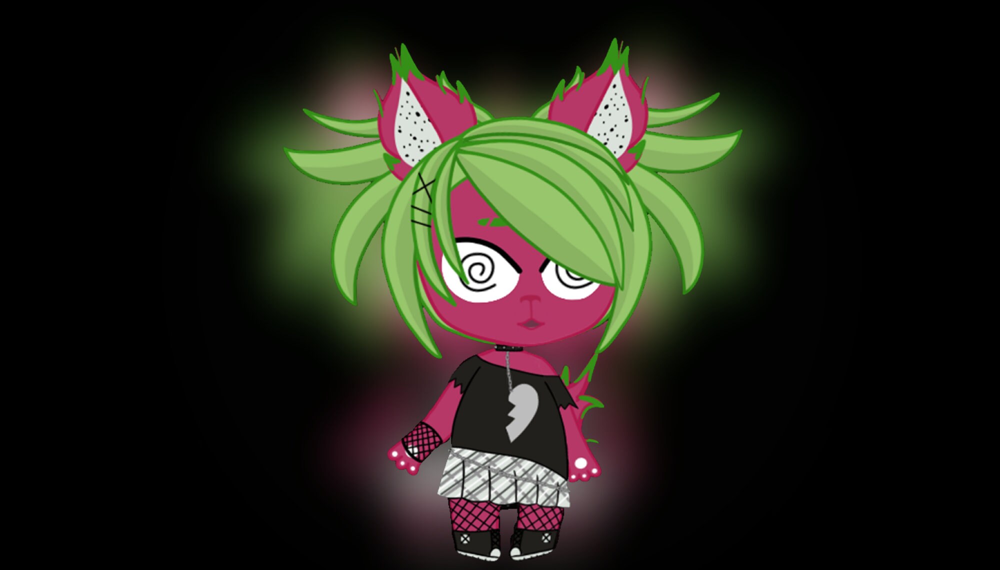 Frewt Cat Dragon Fruit Fully Rigged Live2d Model - Etsy