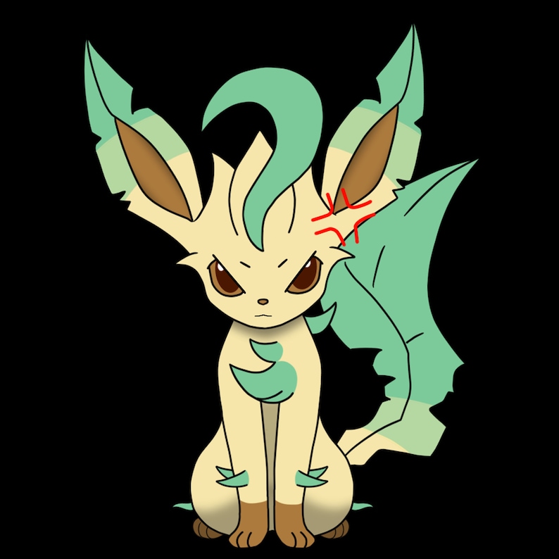 Leafeon Pokémon Fully Rigged Live2d Model - Etsy UK