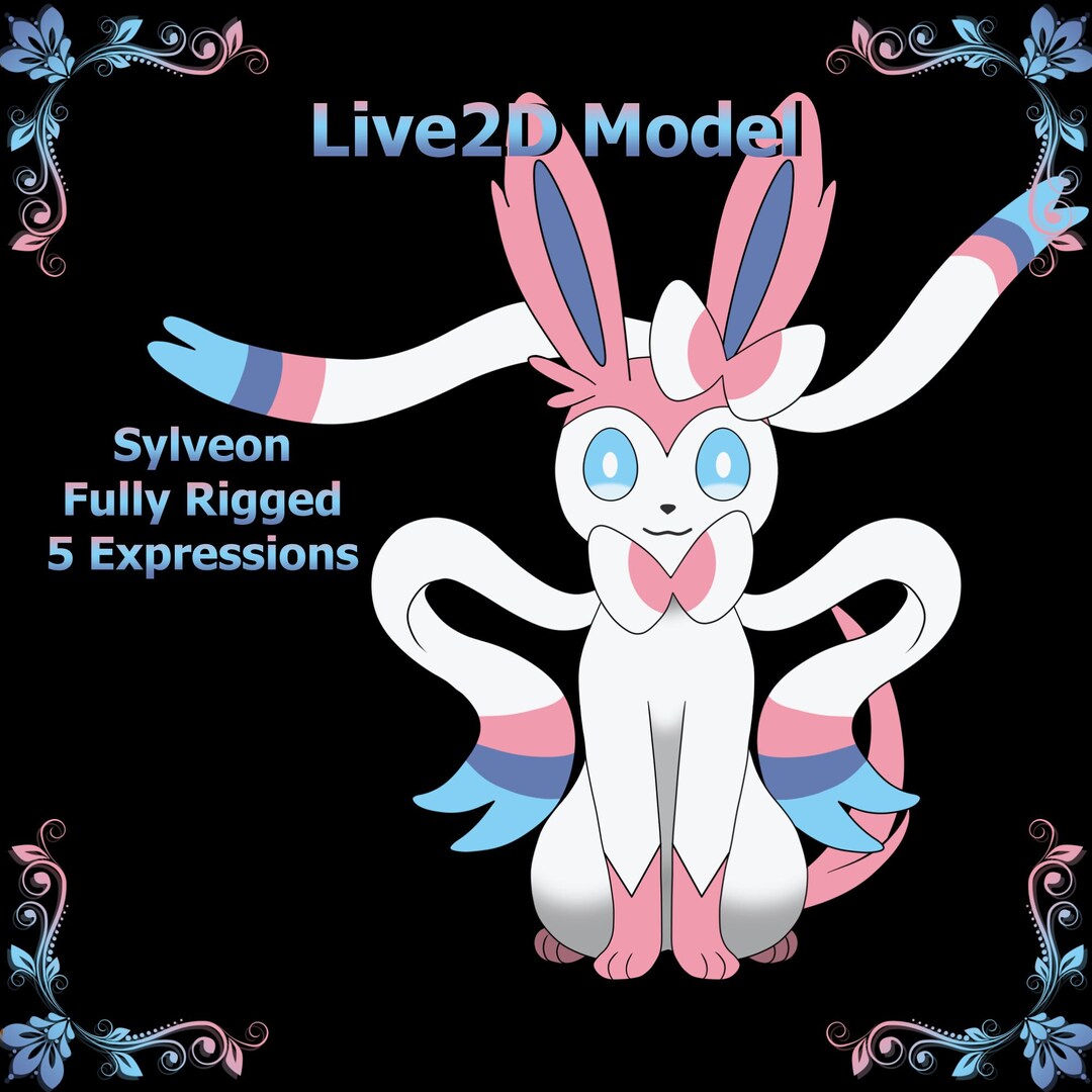 Sylveon - Pokémon - Fully Rigged Live2d Model - Etsy