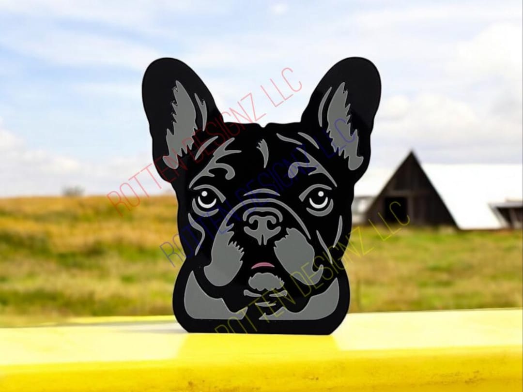 French Bulldog Frenchie Emblem for Car Truck Boat Etc. - Etsy