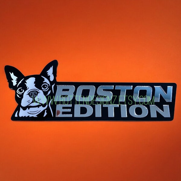 Boston Terrier Decal - Etsy