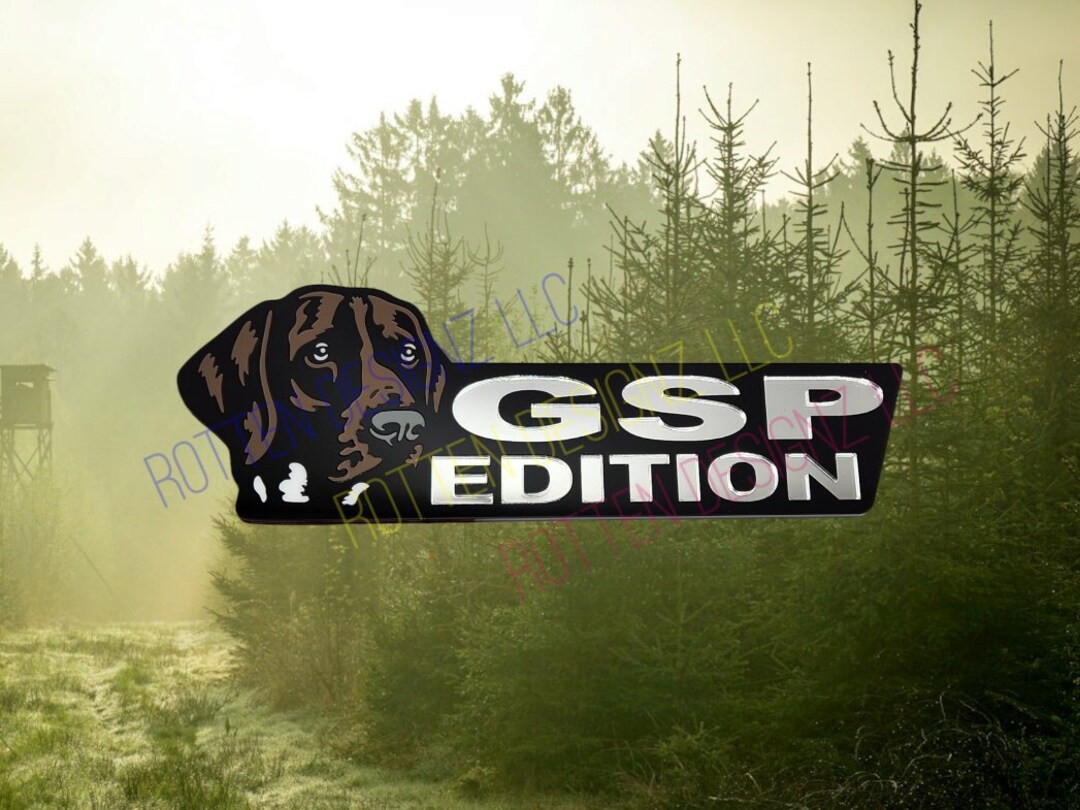 German Shorthair Pointer GSP Car Truck Badge - Etsy