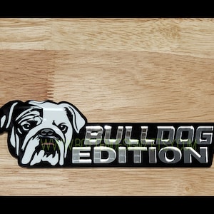 English Bulldog Car Badge, Bulldog Emblem - Etsy