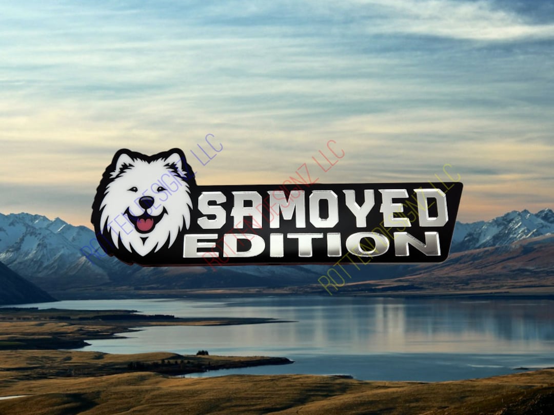 Samoyed Edition Car Truck Badge - Etsy