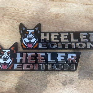 Heeler Edition Car Truck Badge - Etsy