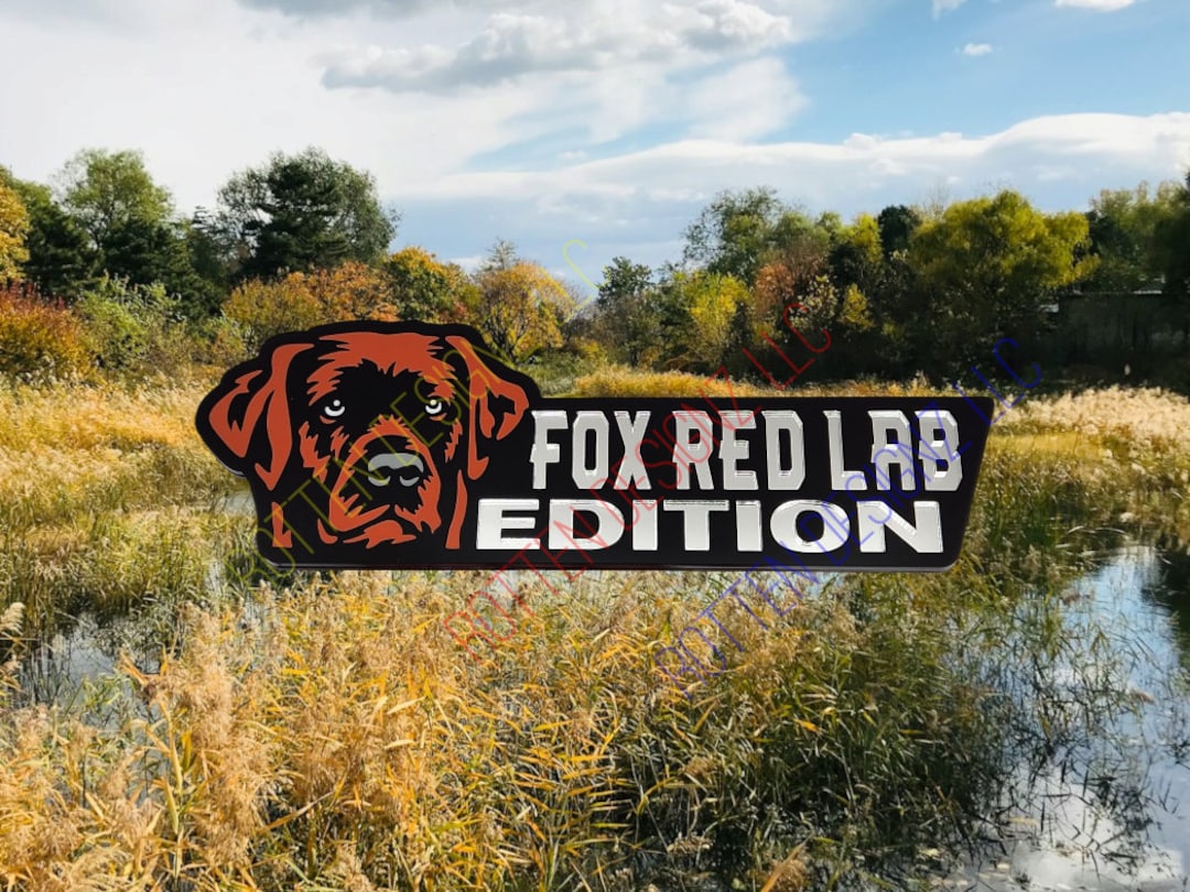 Fox Red Labrador Retriever Edition Car Truck Badge - Etsy