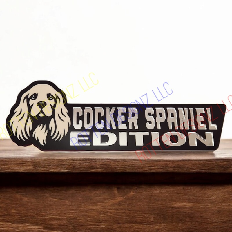Cocker Spaniel Decal - Etsy