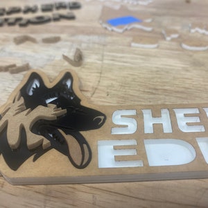 Pittie Edition Car Badge, Black and White - Etsy