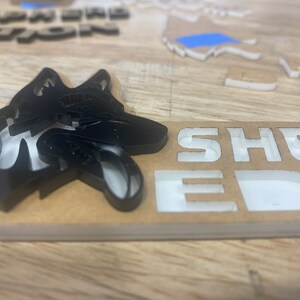 Pittie Edition Car Badge, Black and White - Etsy