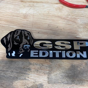 German Shorthair Pointer GSP Car Truck Badge - Etsy