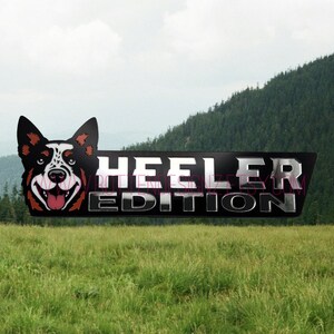 Heeler Edition Car Truck Badge - Etsy