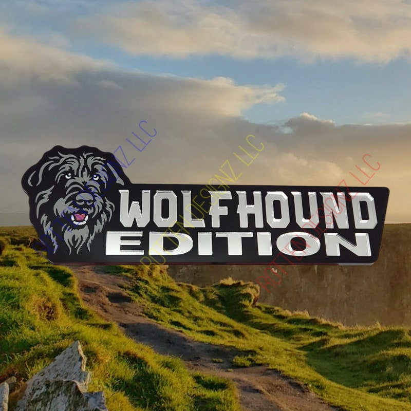 Wolfhound Decal - Etsy