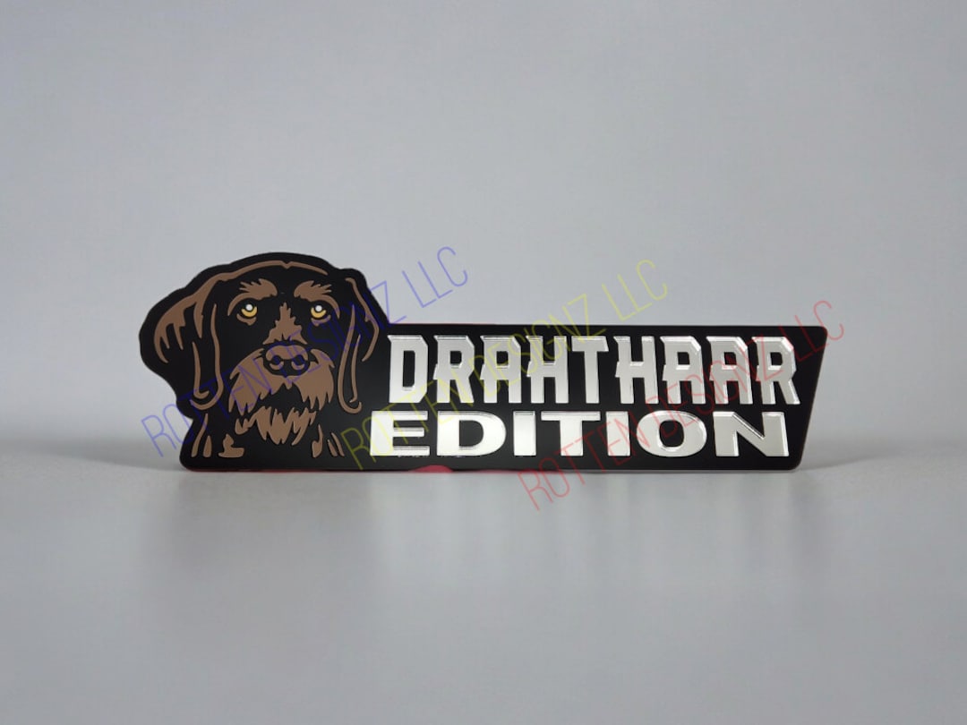 Deutsch Drahthaar, German Wirehaired Pointer, Bird Dog, GWP, Pudelpointer, Edition Car Truck ...