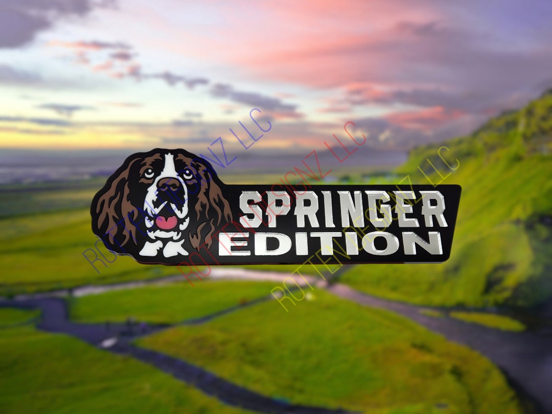 English Springer Spaniel Edition Car Truck Badge - Etsy