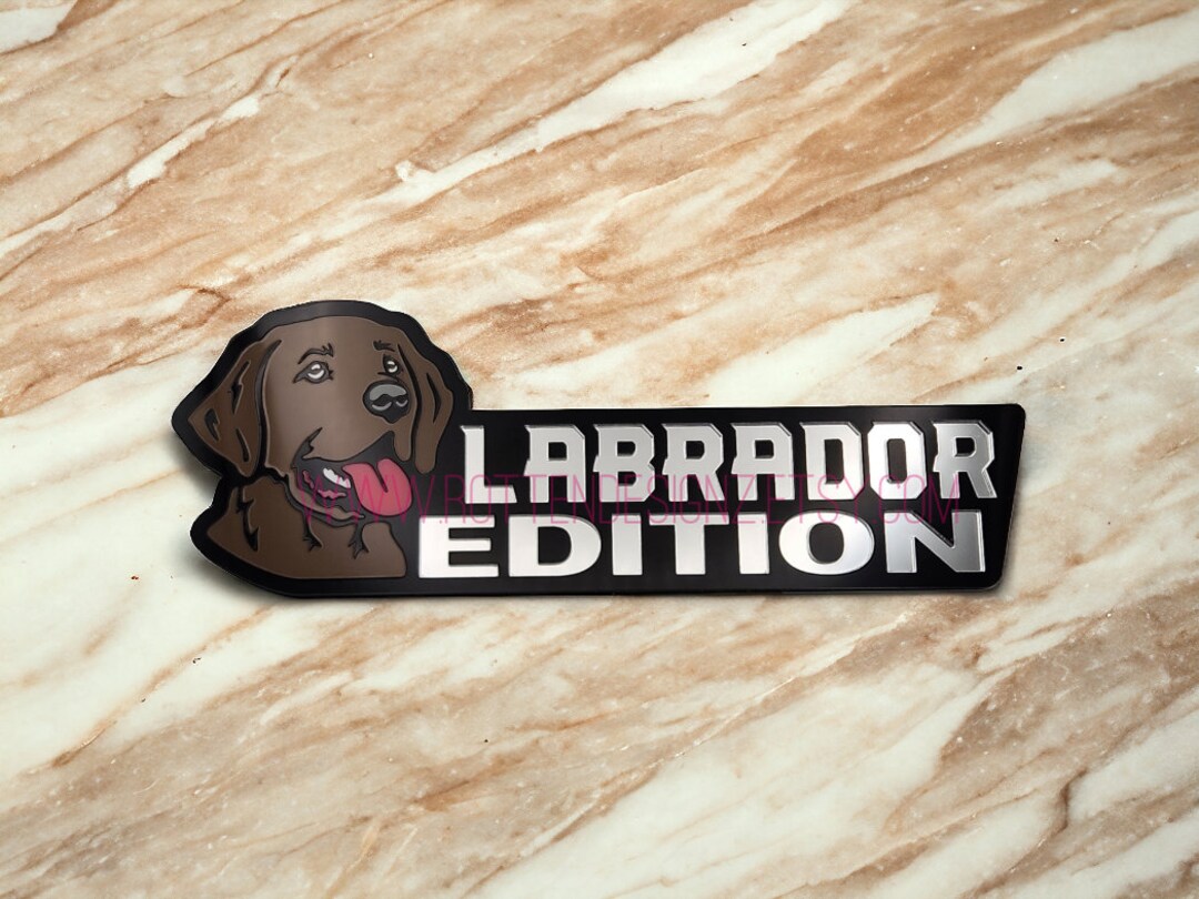 Labrador Retriever Car Truck Badge - Etsy