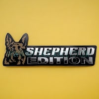 Customizable German Shepard Vinyl Car Decal, German Shepard Bumper ...