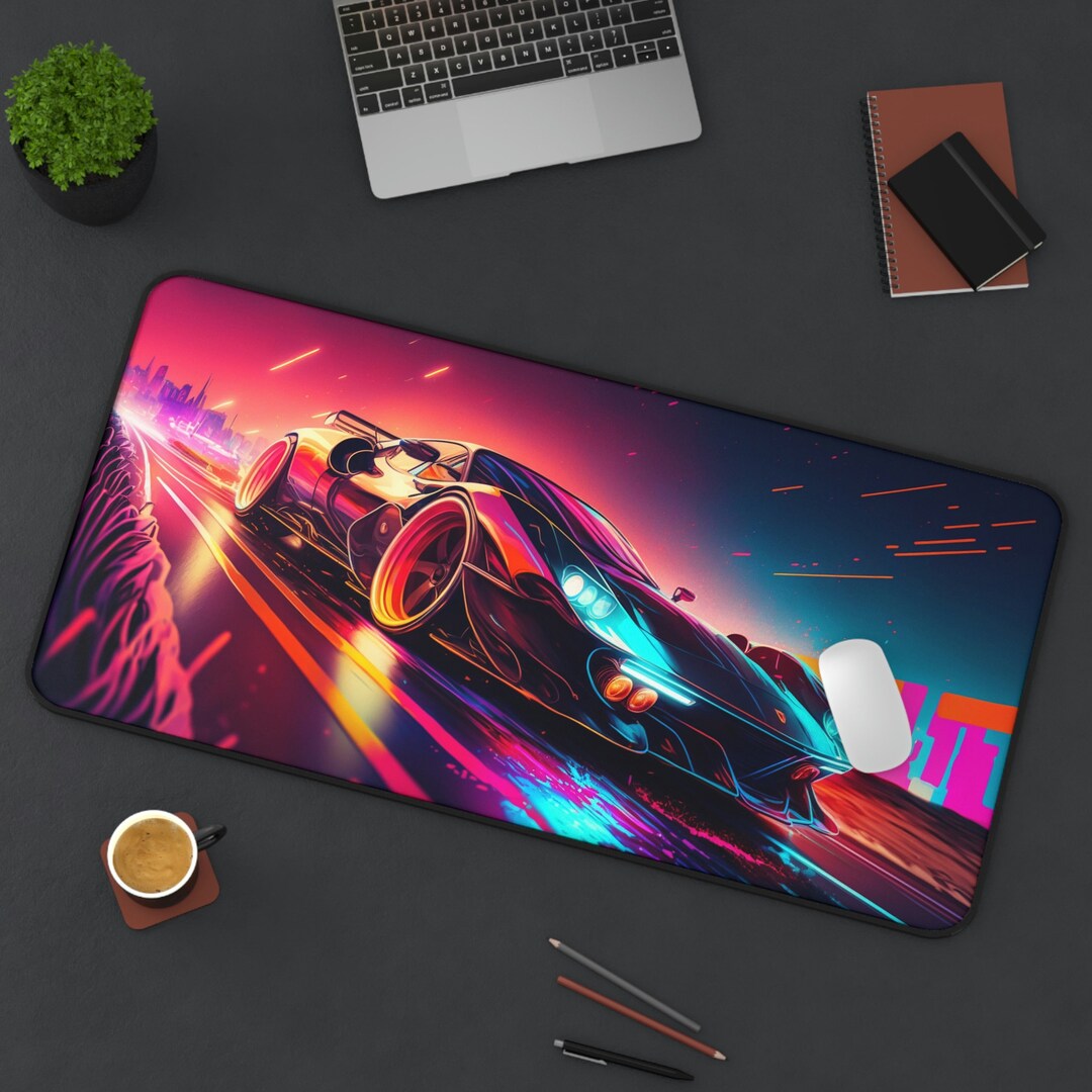 Desk Mat Sports Car Speed Racing Car Large Mouse Pad Ferrari Gaming ...