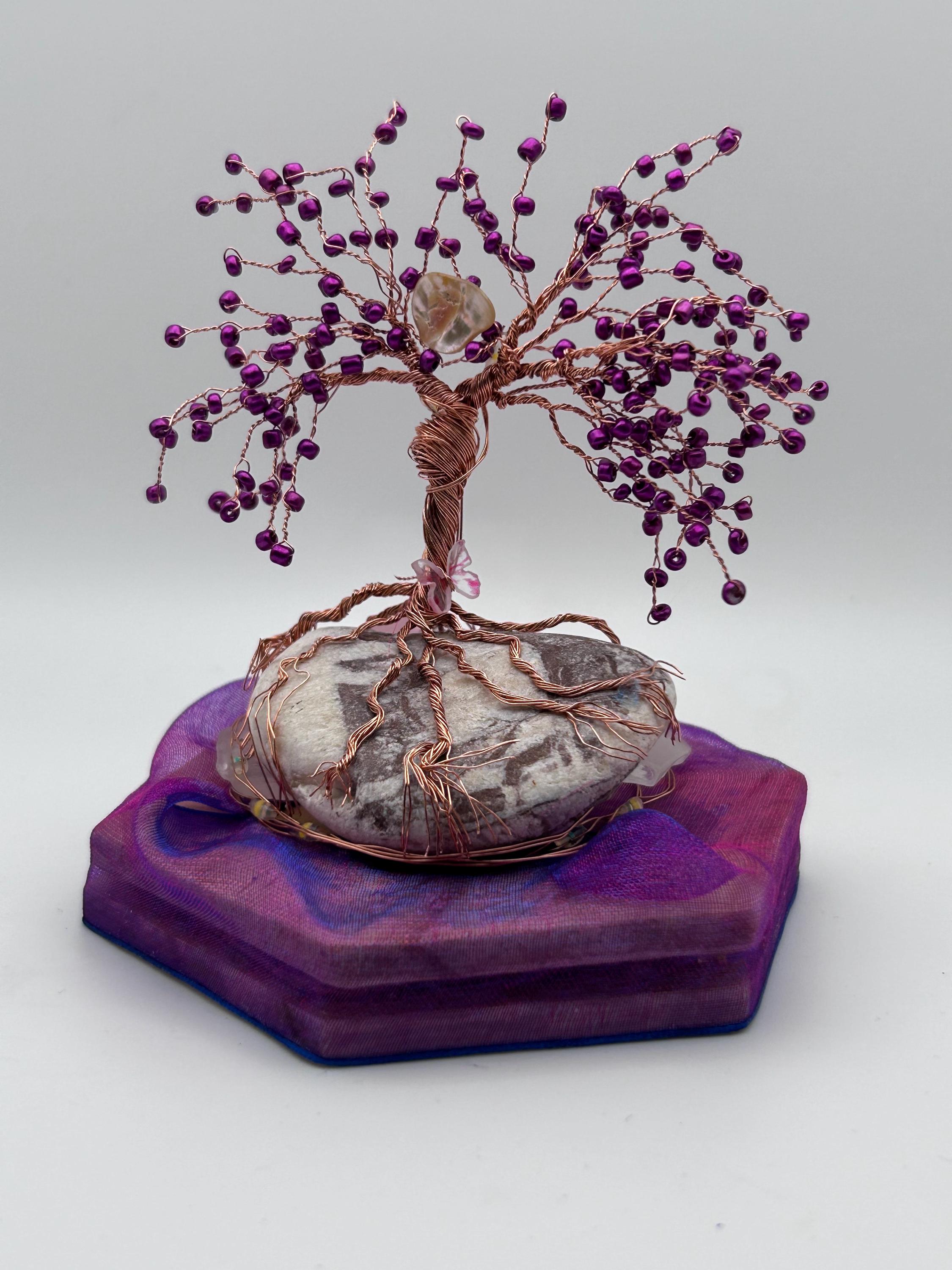 Wire Wrapped Tree of Life Woman With Lighted Platform - Etsy