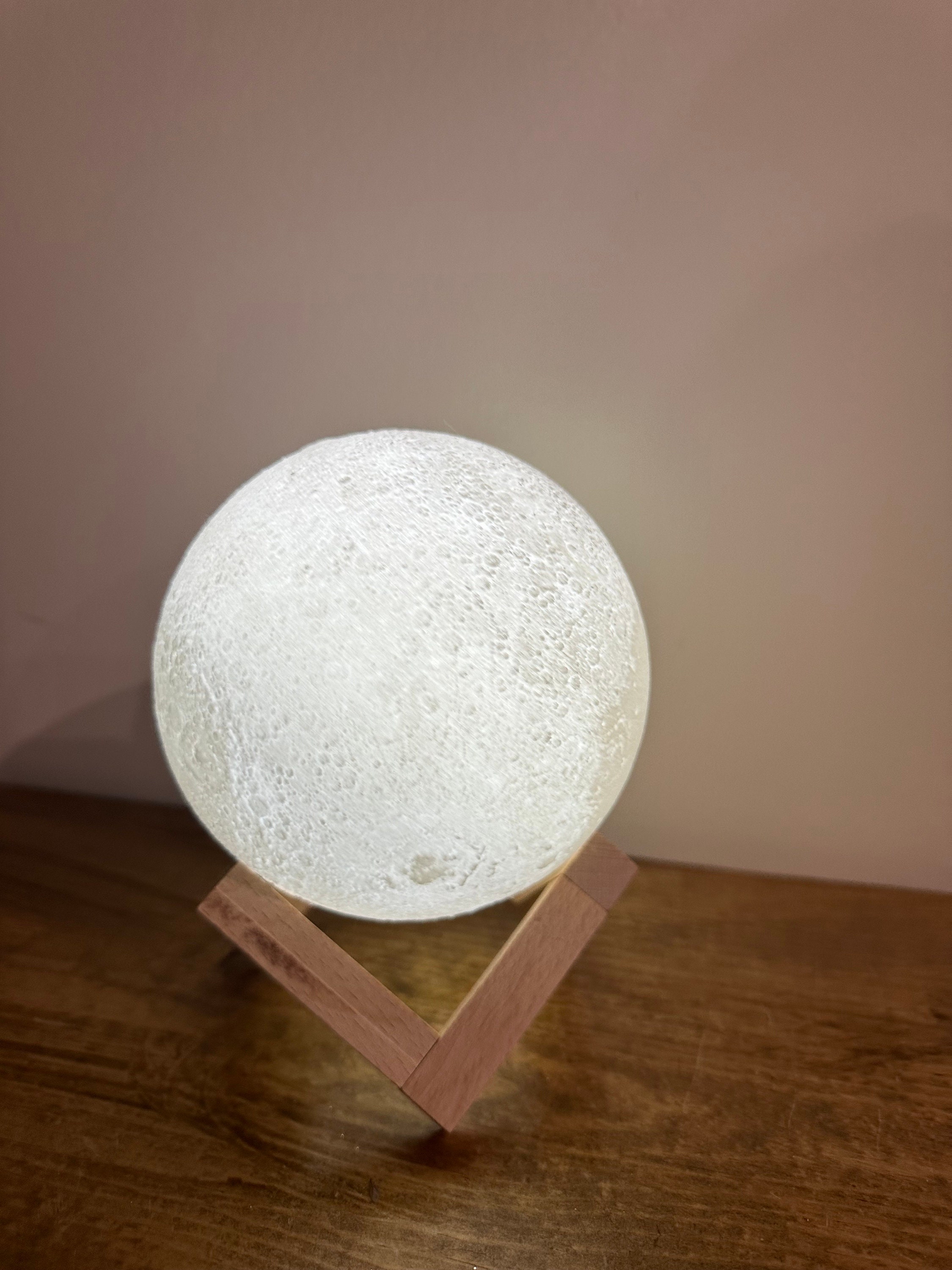 Moon Lamp 3d Printed - Etsy