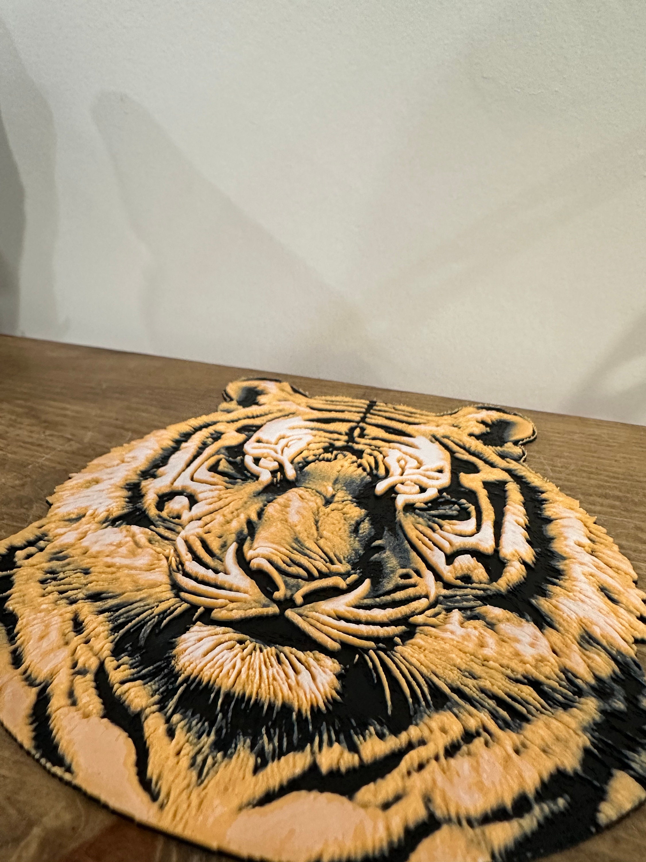 3D Printed Tiger Art - Etsy