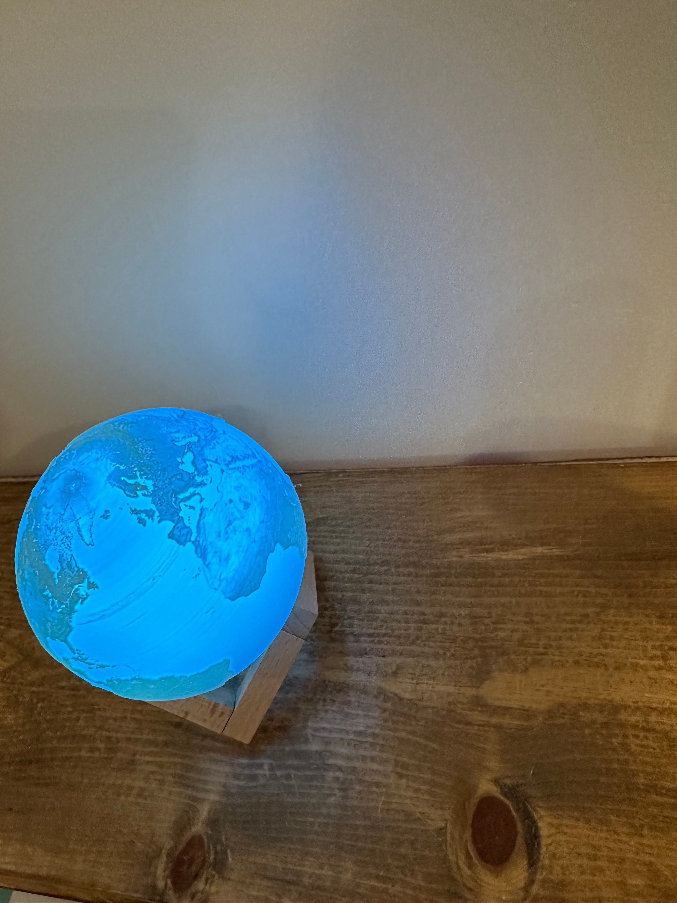 Earth Lamp 3d Printed - Etsy