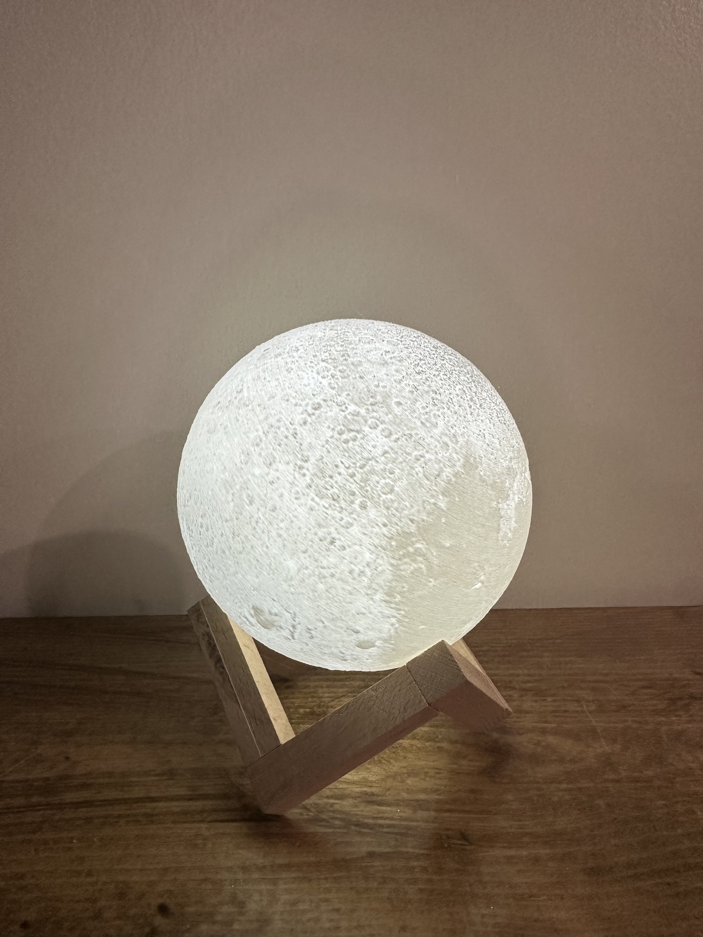 Moon Lamp 3d Printed - Etsy