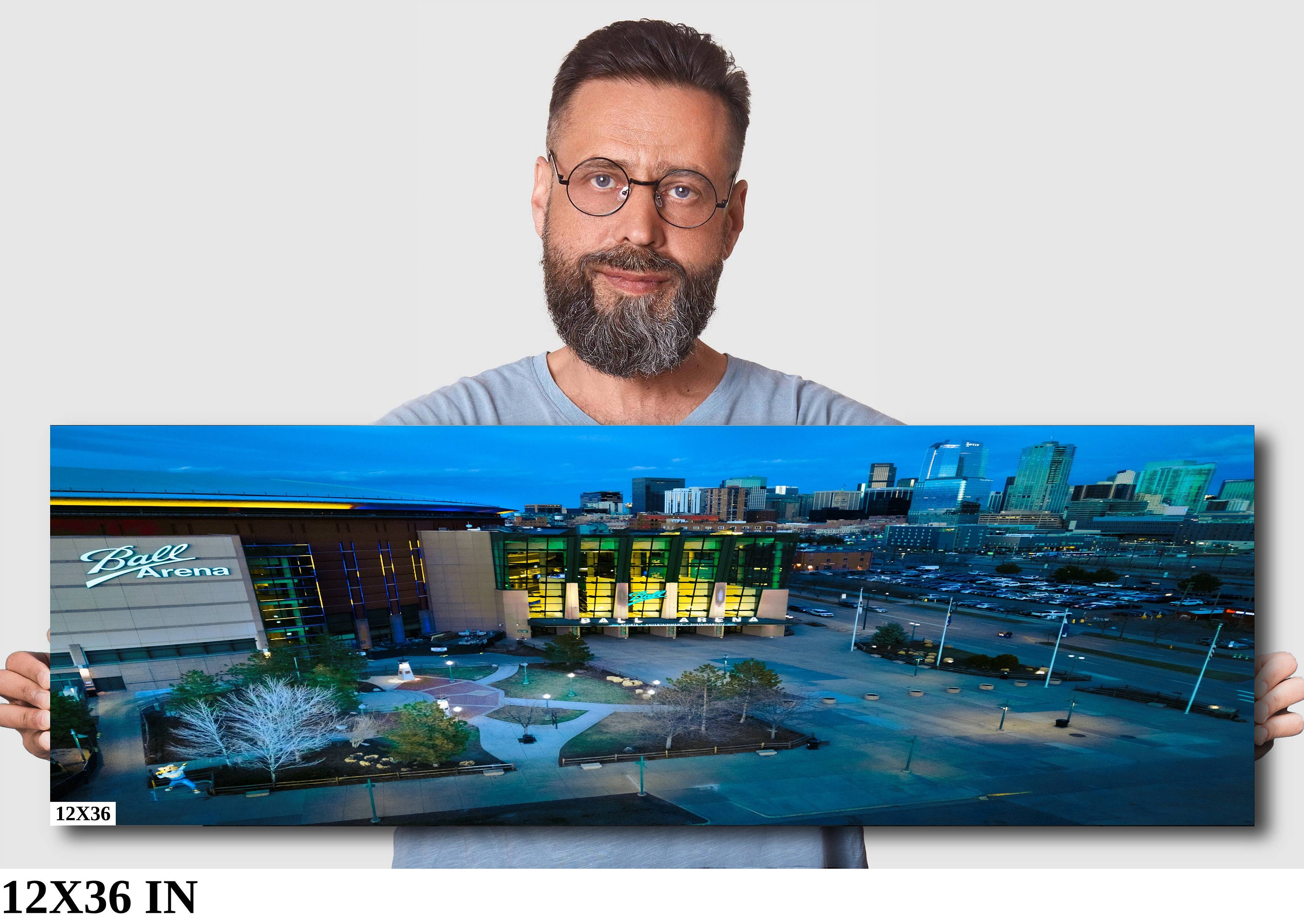 Nuggets Fever: Ball Arena Glows in Blue and Gold - Etsy