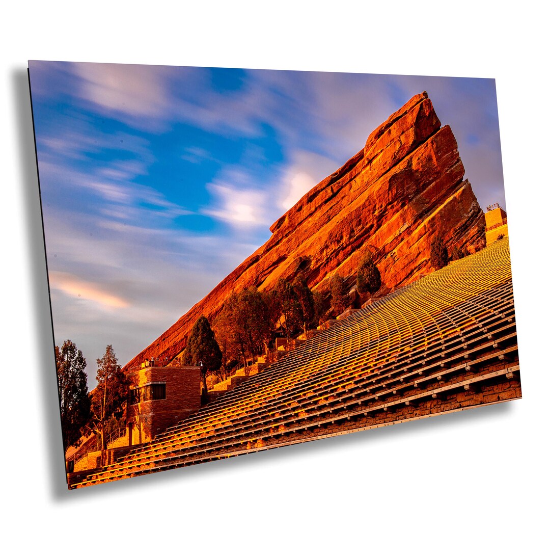 Colorado Red Rocks Amphitheater Sunrise: an Iconic Natural Landmarks ...