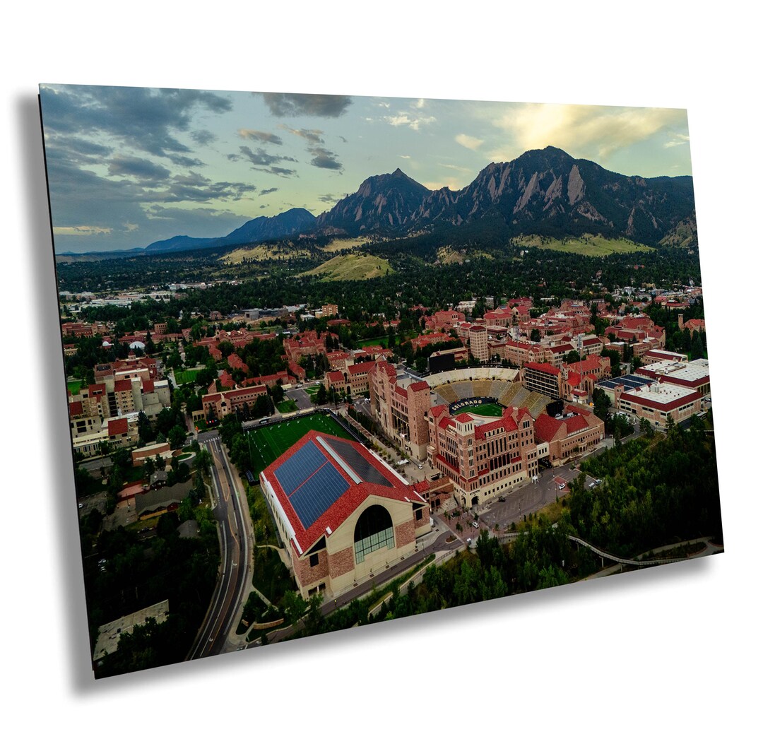 Folsom Field Stadium Print: CU Boulder, Colorado Wall Decor - Etsy