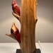 Cedar Cardinals Desk Lamp: Hand-carved Rustic Elegance - Etsy