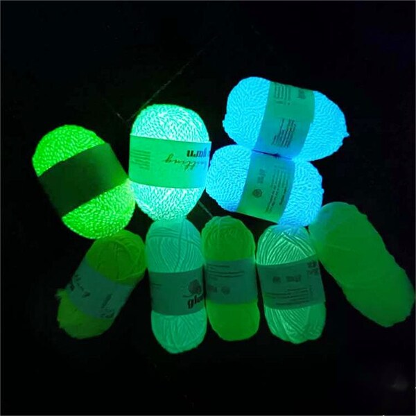 Glow in the Dark Yarn - Etsy