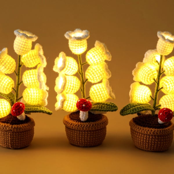 Crochet Lily Lamp - Etsy