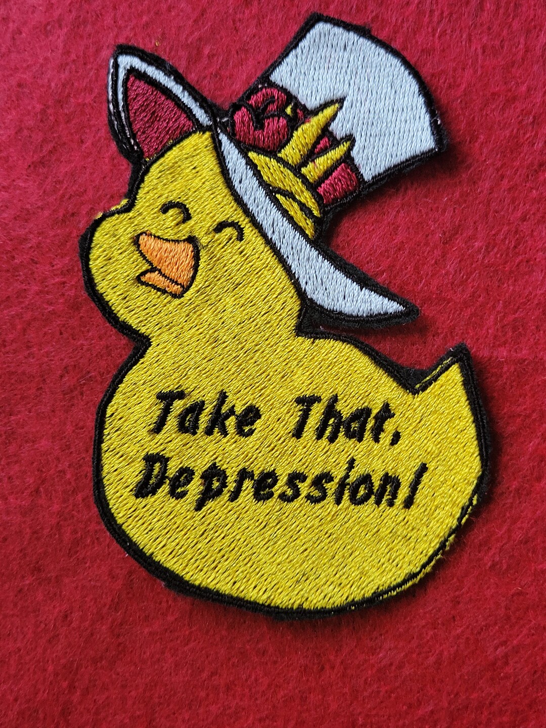 Lucifer Duck Iron-on Patch - Etsy