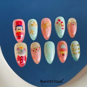 Nutcracker Press Ons - Etsy