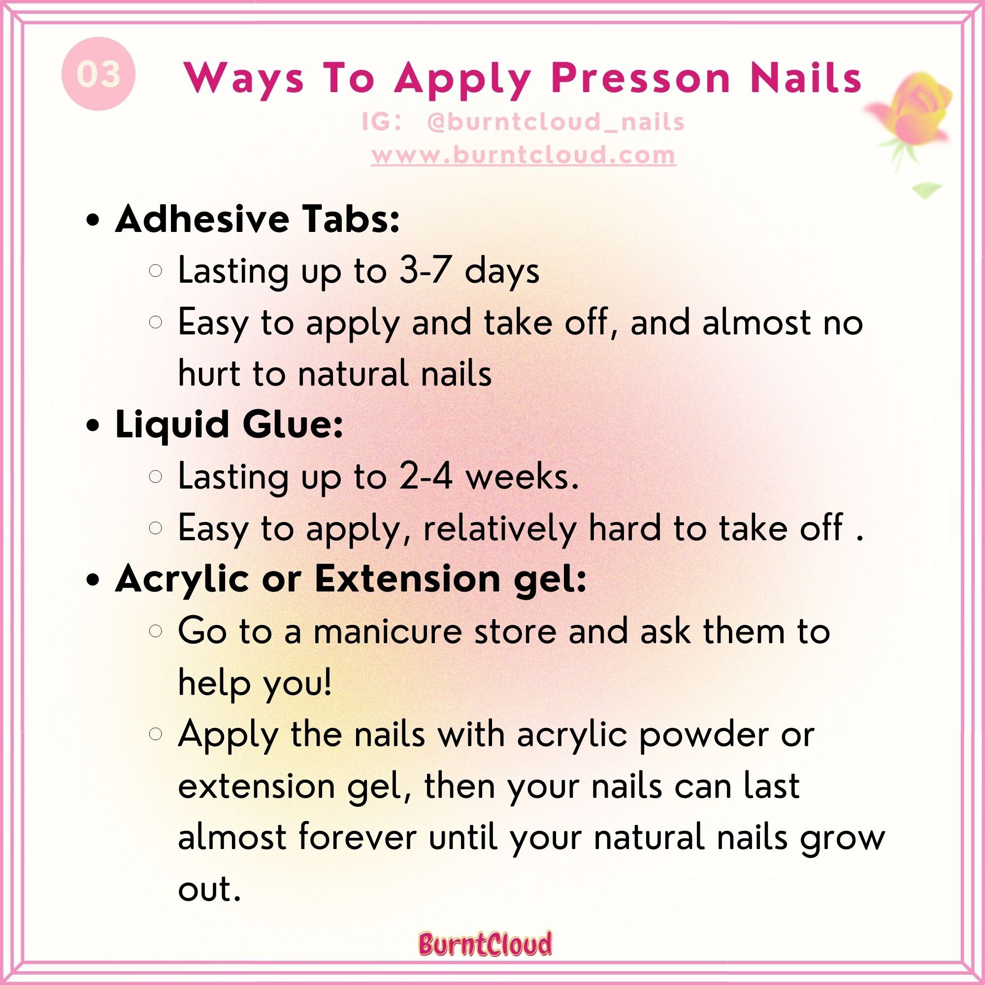 197 "pink French Tips" Cute Strawberry Flower Pink Press on Nails ...