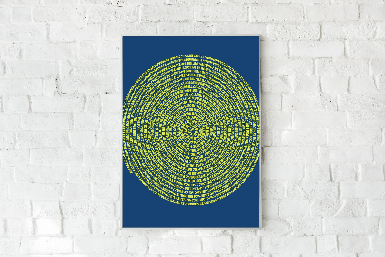 Printable Digital Pi Poster - Etsy