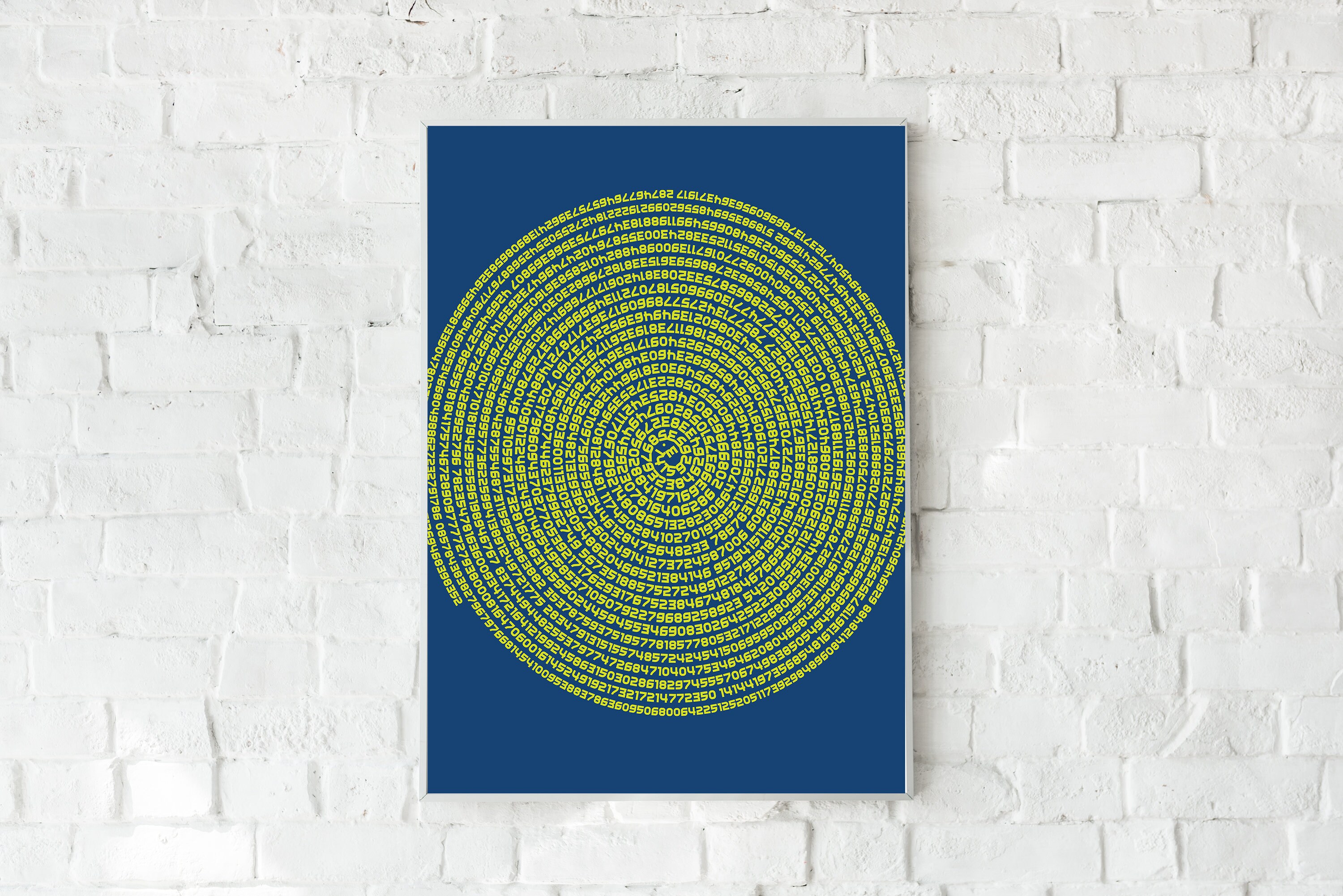 Printable Digital Pi Poster - Etsy