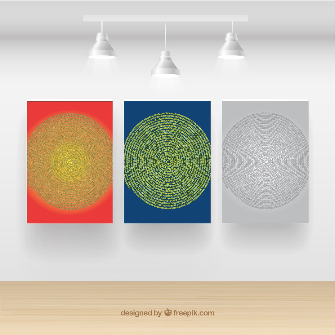 Printable Digital Pi Poster - Etsy